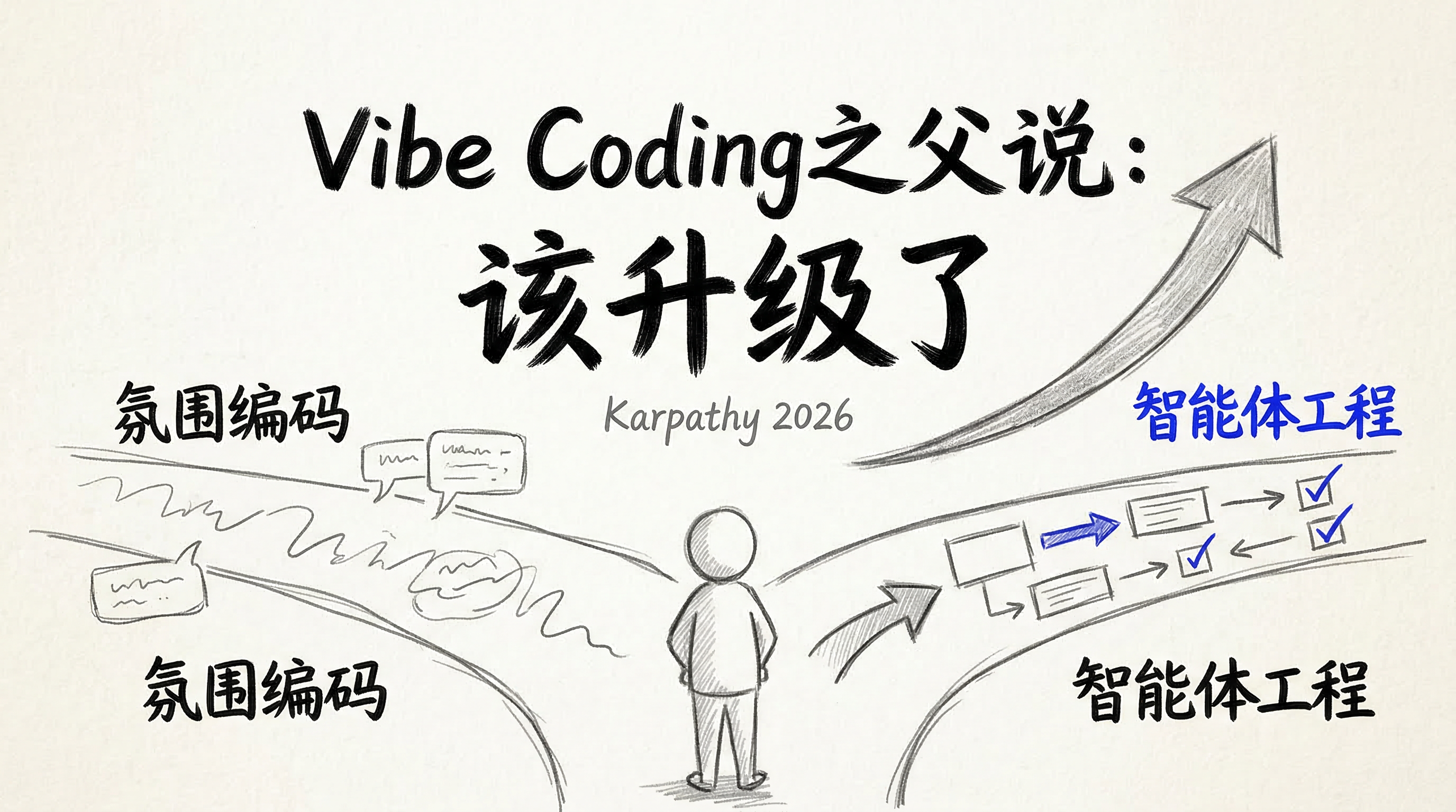 Karpathy亲手埋葬Vibe Coding：Agentic Engineering接管2026