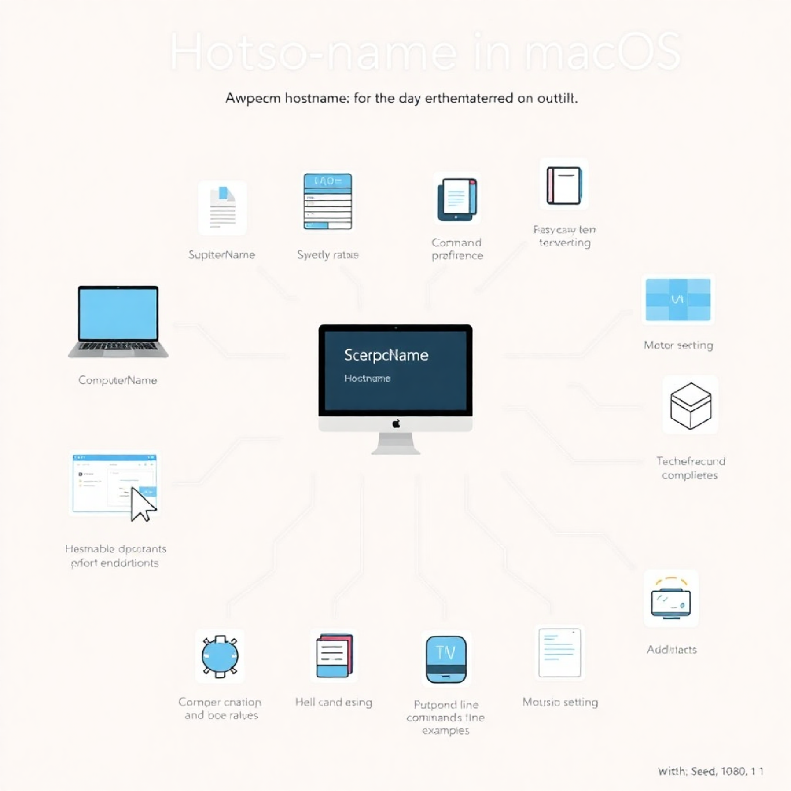 搞懂 macOS 上的主机名 hostname ComputerName