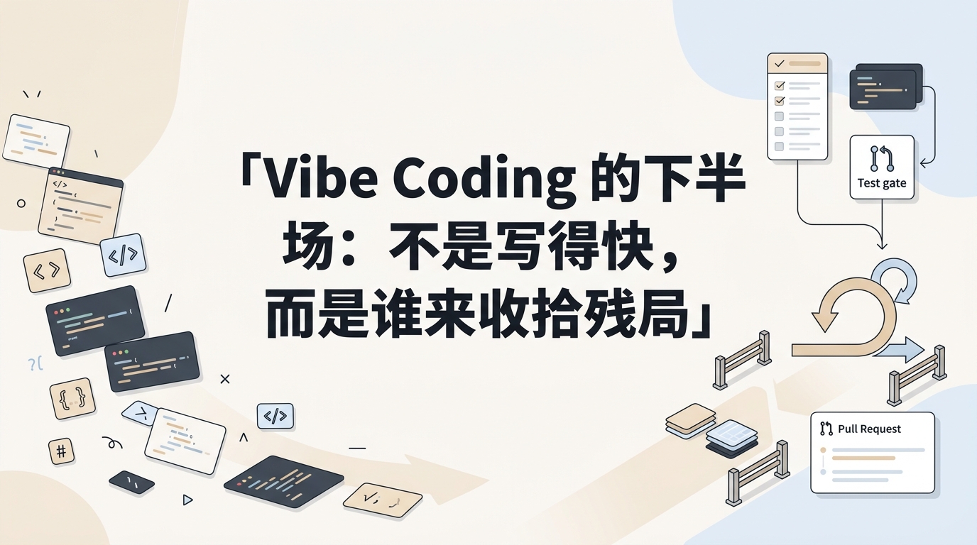 Vibe Coding 的下半场：不是写得快，而是谁来收拾残局